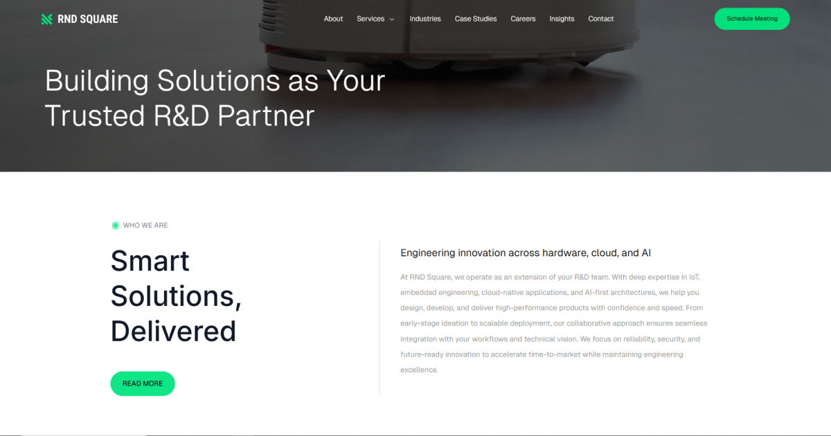 RND Square | Trusted RND Partner for IoT, EV, Cloud & AI